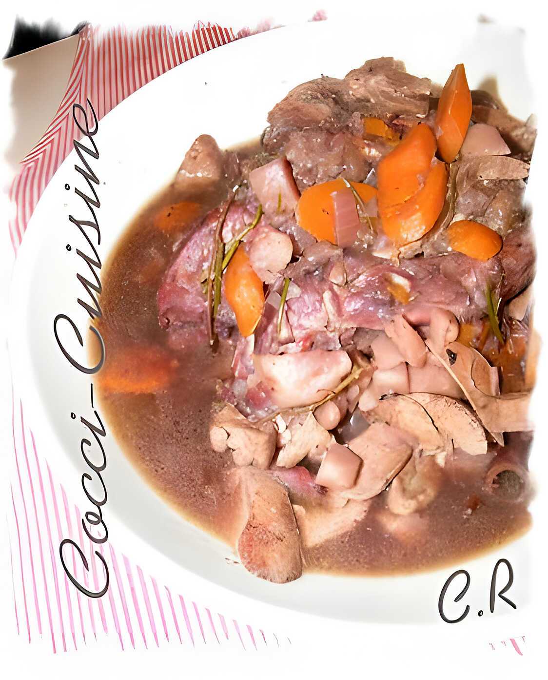 Recette de Civet de lapin chasseur