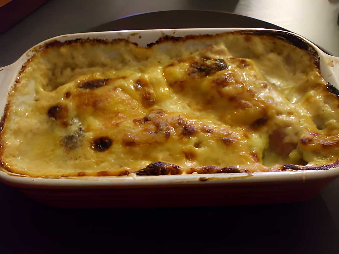 Recette de " Cassolettes individuelles d'endives au jambon ...."