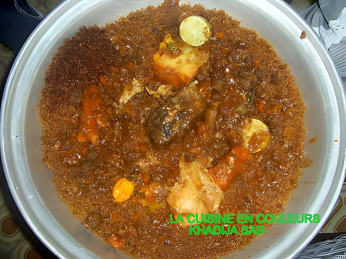 Recette de Le thiebou djeun(riz au poisson 2éme version)