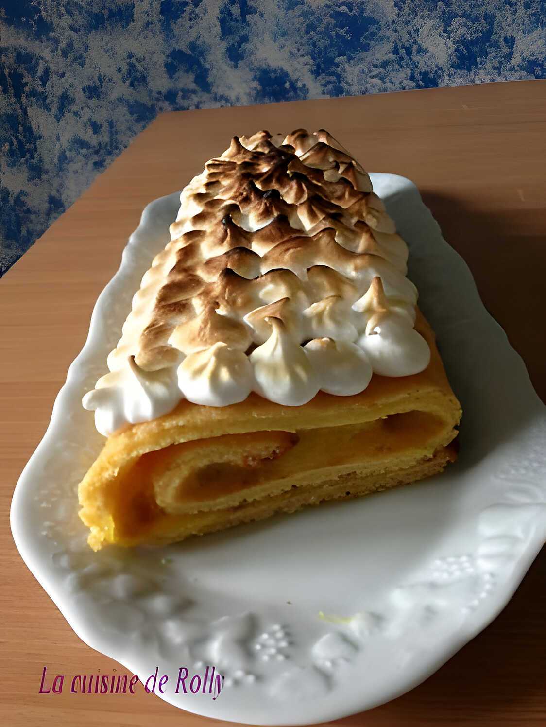 Recette de Bûche au citron meringuée
