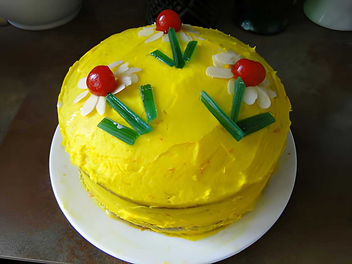 Recette de Symphonie à l'orange (gâteau anglais)