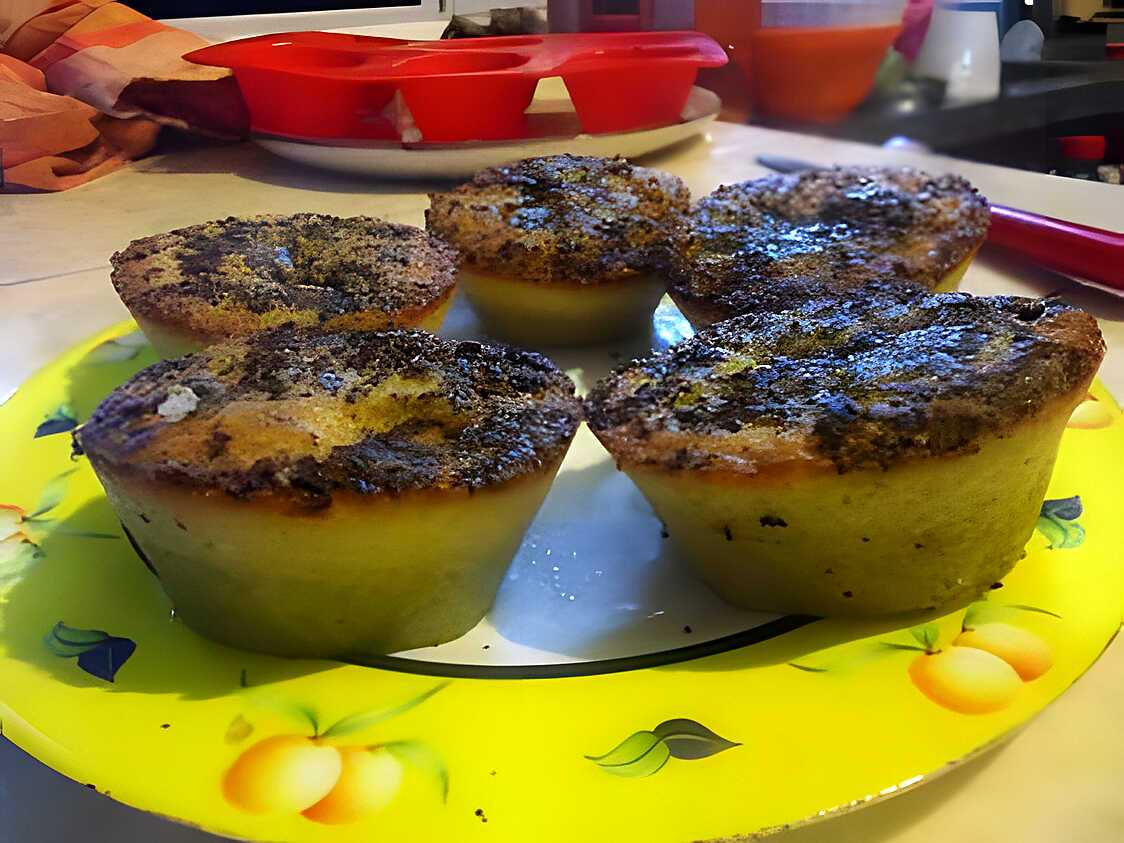 Recette de Moelleux coco coeur chocolat par exotiic