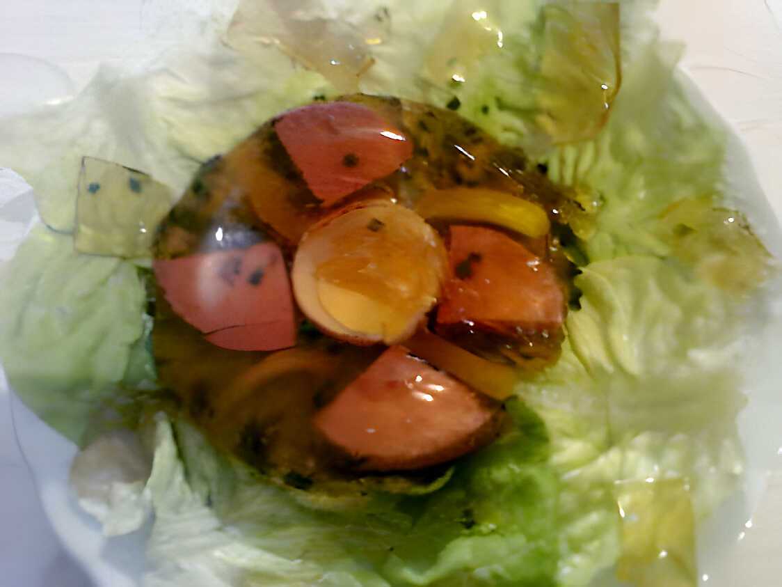 Recette de Petit aspic du soir