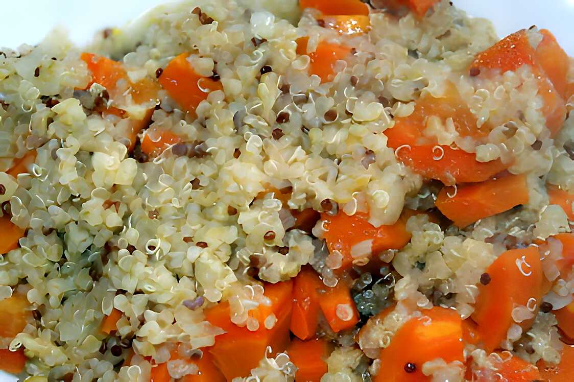 Recette de Quinoa aux petits légumes