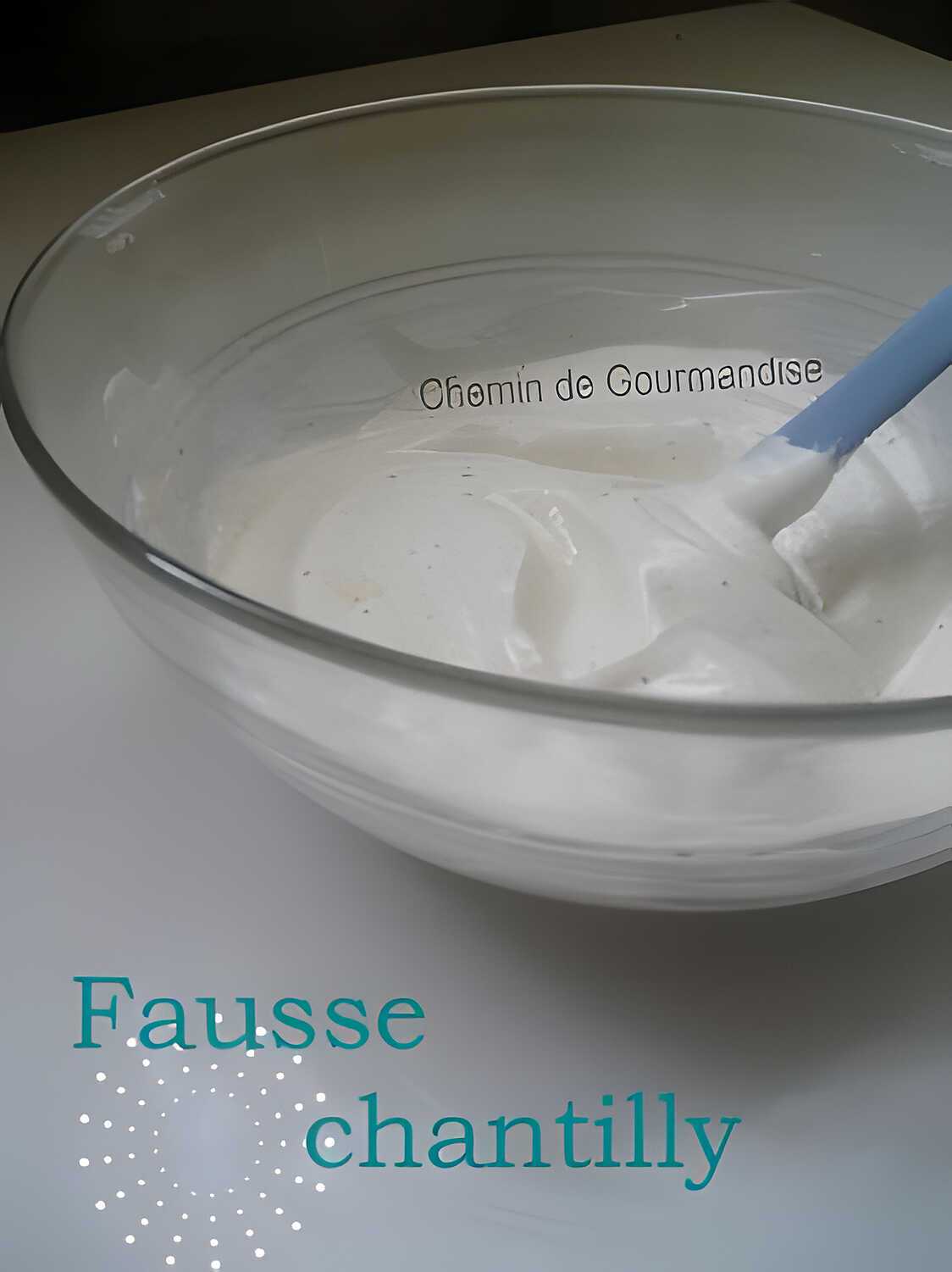Recette de Fausse chantilly