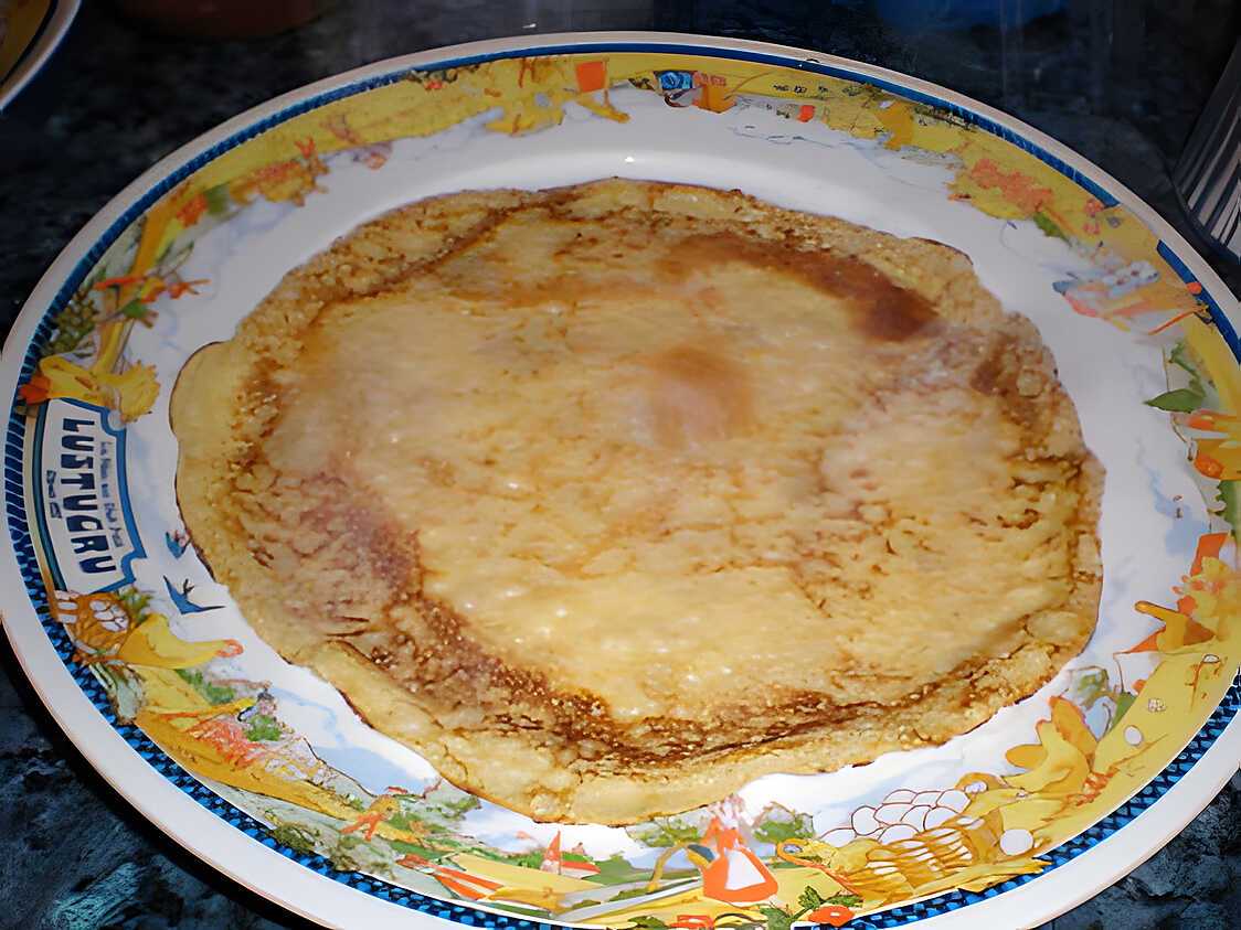 Recette de Crêpes à l'eau de pain