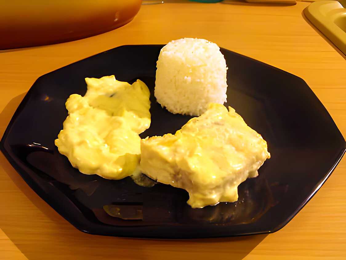 Recette de Coeurs de merlu blanc au citron, gingembre et lait de coco