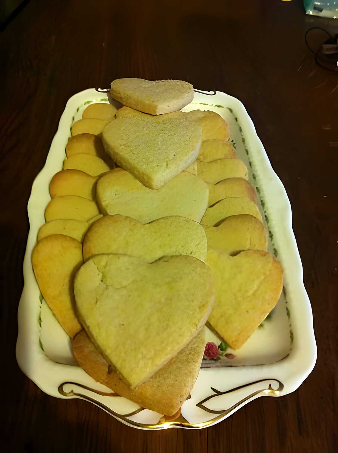 Recette de Sablés en coeur (Vahiné)