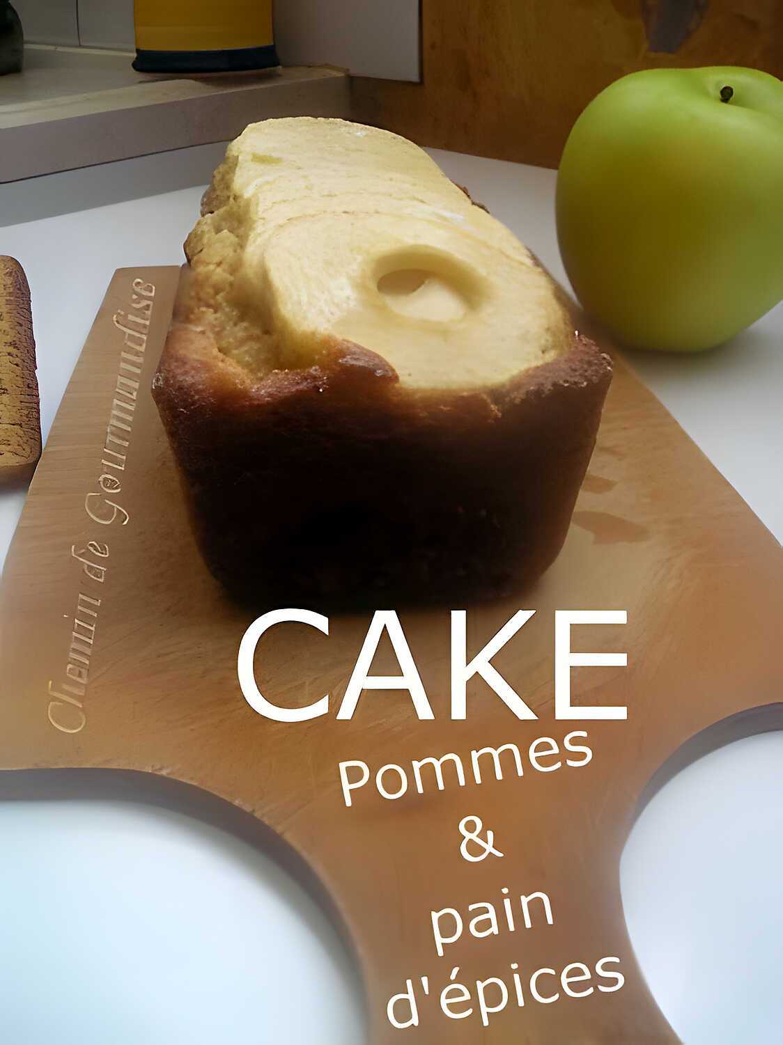 Recette de Cake aux pommes & pain d'épices