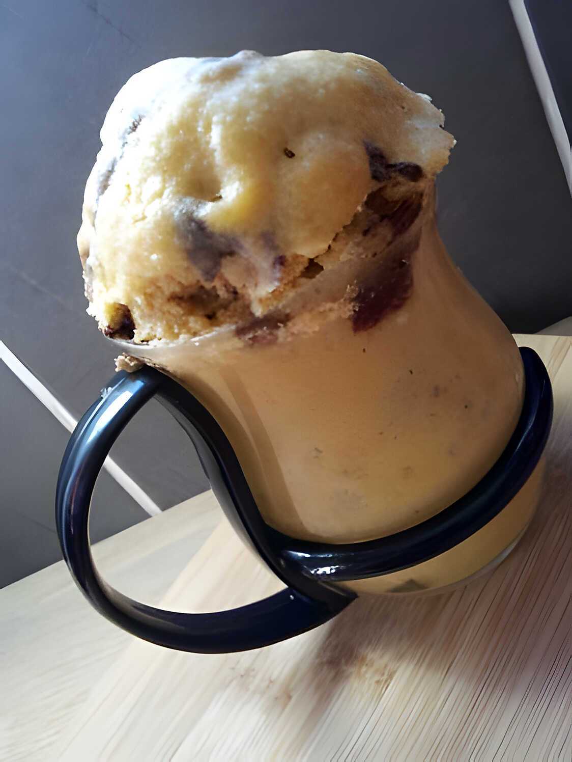 Recette de Mug cookies (cuison au micro onde dans une tasse )