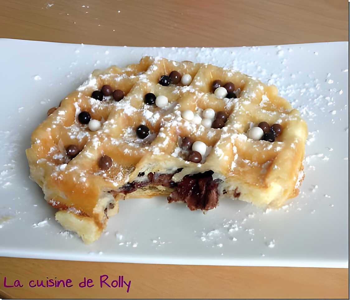 Recette de Gaufres feuilletées au Nutella