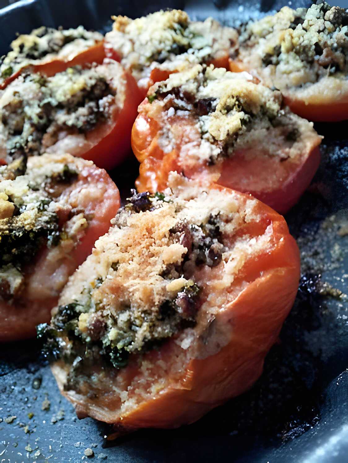 Recette de Tomates à la provençale et au parmesan