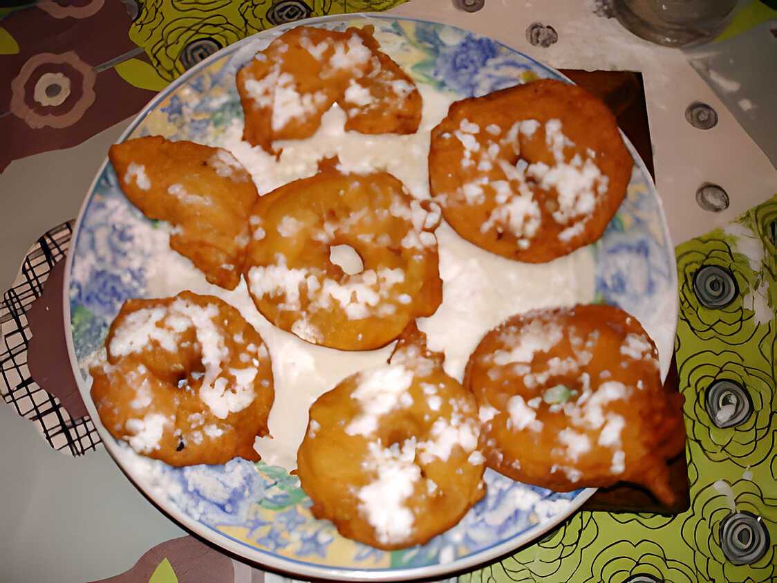 Recette de Les beignets aux pommes par lyly59