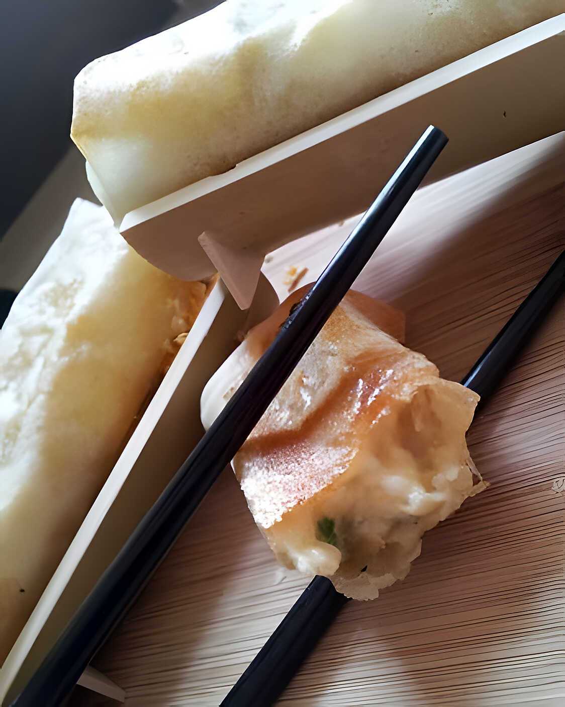 Recette de Nems croustillants au camembert