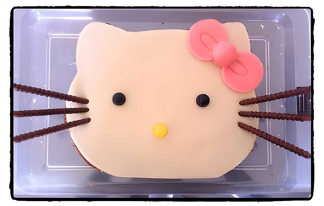 Recette de Gateau Hello Kitty