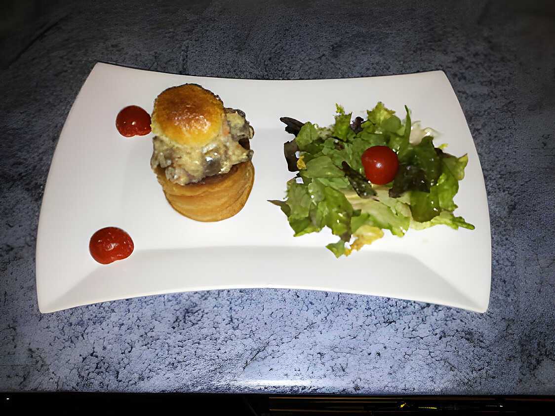 Recette de Bouchées à la reine au poulet