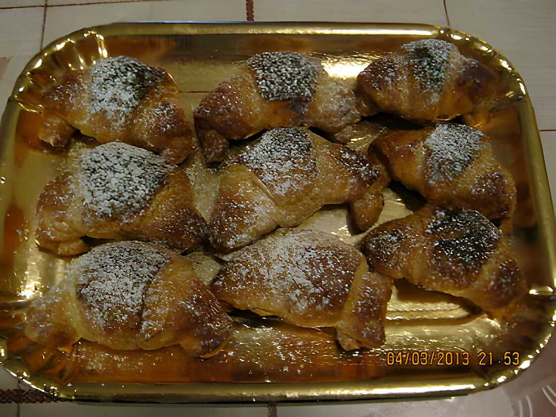 Recette de Mini croissants du petit déjeuner en Italie