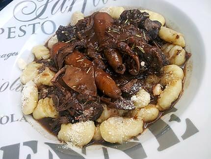 Recette de Daube niçoise et ses gnocchis maison