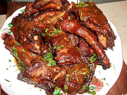 Recette de Travers de porc a la chinoise