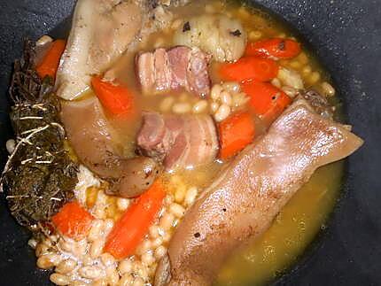 Recette de Queue de cochon aux haricots blancs