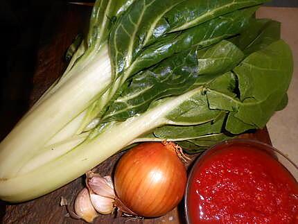 Recette de Sauté de veau aux blettes