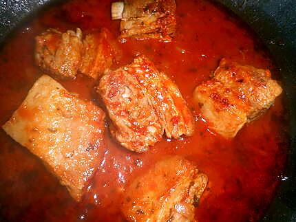 Recette de Sauté de veau aux blettes