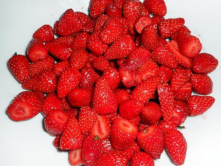 Recette de Fraise gariguette au miel et vin blanc