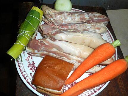 Recette de Queue de cochon aux lentilles vertes du puy