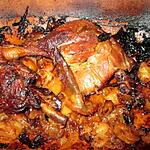 Recette de Cuisses de canard confites aux fruits secs