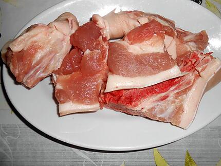 Recette de RAGOUT DE QUEUE DE COCHON