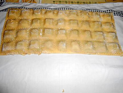 Recette de RAVIOLE A LA VIANDE