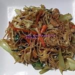 Recette de Vermicelles de riz aux champignons noirs