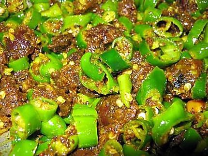Recette d'Achard piments tamarin