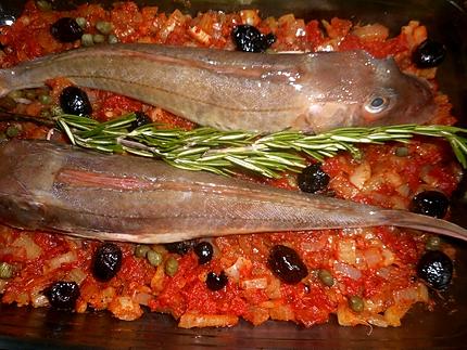 Recette de Rouget grondin à la méditerranéenne