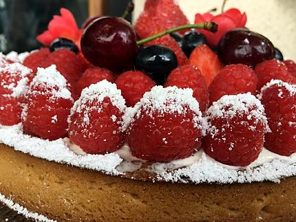 Recette de Tarte aux fruits rouges par Véronique et la Chouquetterie