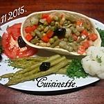 Recette de Panadillas et ses crudités.