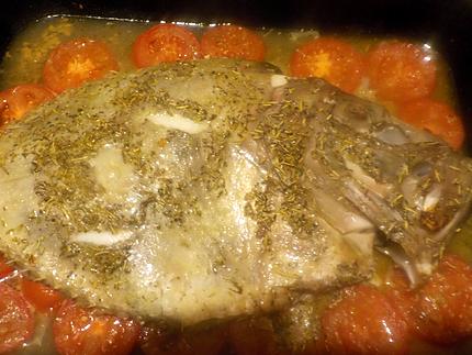 Recette de Saint Pierre roti au cidre,et sauce creme aux baies roses