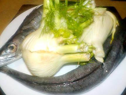 Recette de Merluchon roti et sa compotée de fenouils