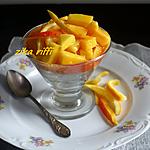 Recette de DUO DE SALADE DE FRUITS CUITS ET CRUS