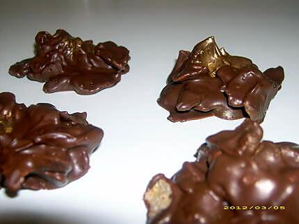 Recette de Roses des sables au nutella par choupette two