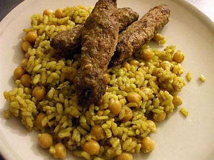 Recette de "Riz aux pois-chiches à la saveur des îles ..."... simple et ...