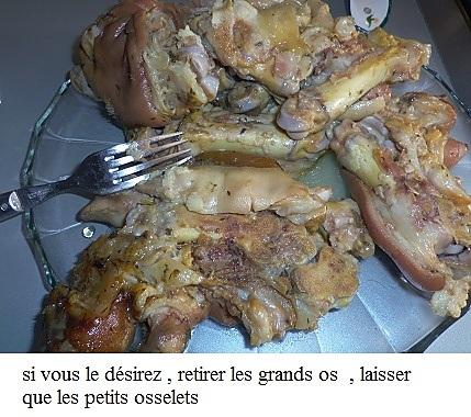 Recette de Pieds de porc ou de veau à ma façon par anick