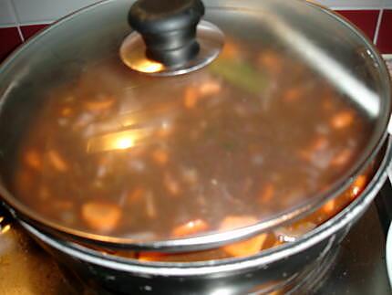 Recette de Ragoût de Boeuf Champignons et Carottes