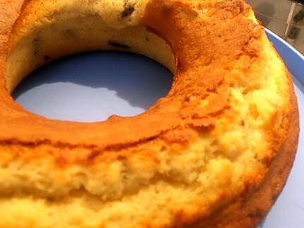 Recette de Cake rond banane-choco-rhum