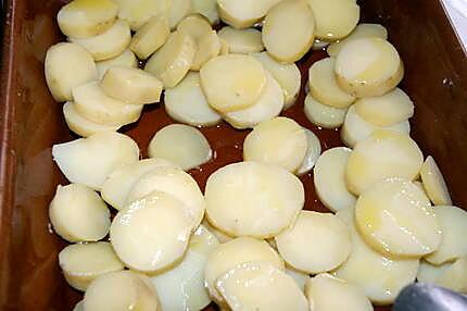 Recette de Filets de grenadier sur lit de rattes et coriandre